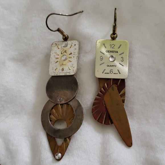 Jewelry | Vintage Clock Earrings | Poshmark